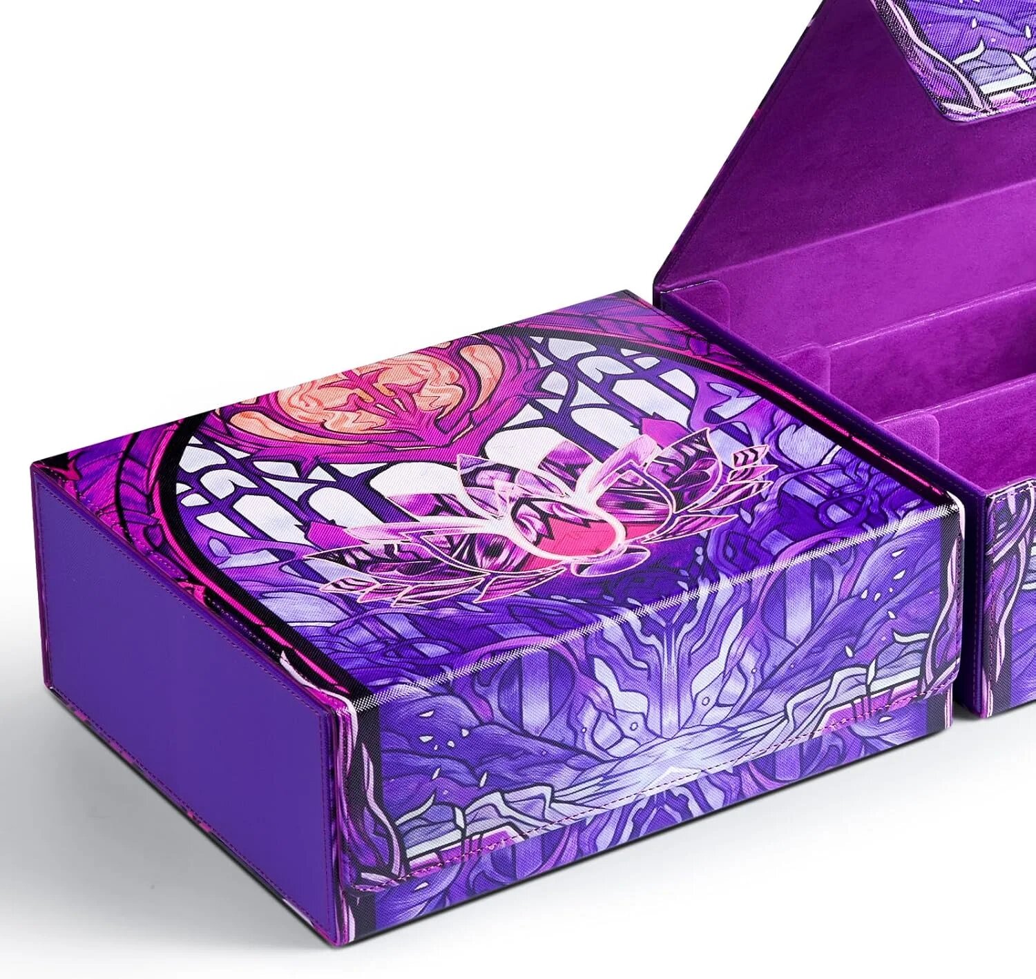Коробка Для Хранения TCG-карт - На 1800+ Карт, С Магнитной Застежкой, Из Искусственной Кожи, Для Коллекционных Карт
