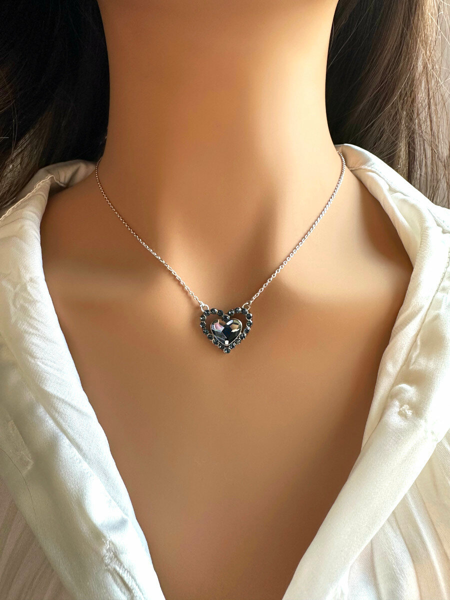 Колье XUPING JEWELRY, кристаллы Swarovski