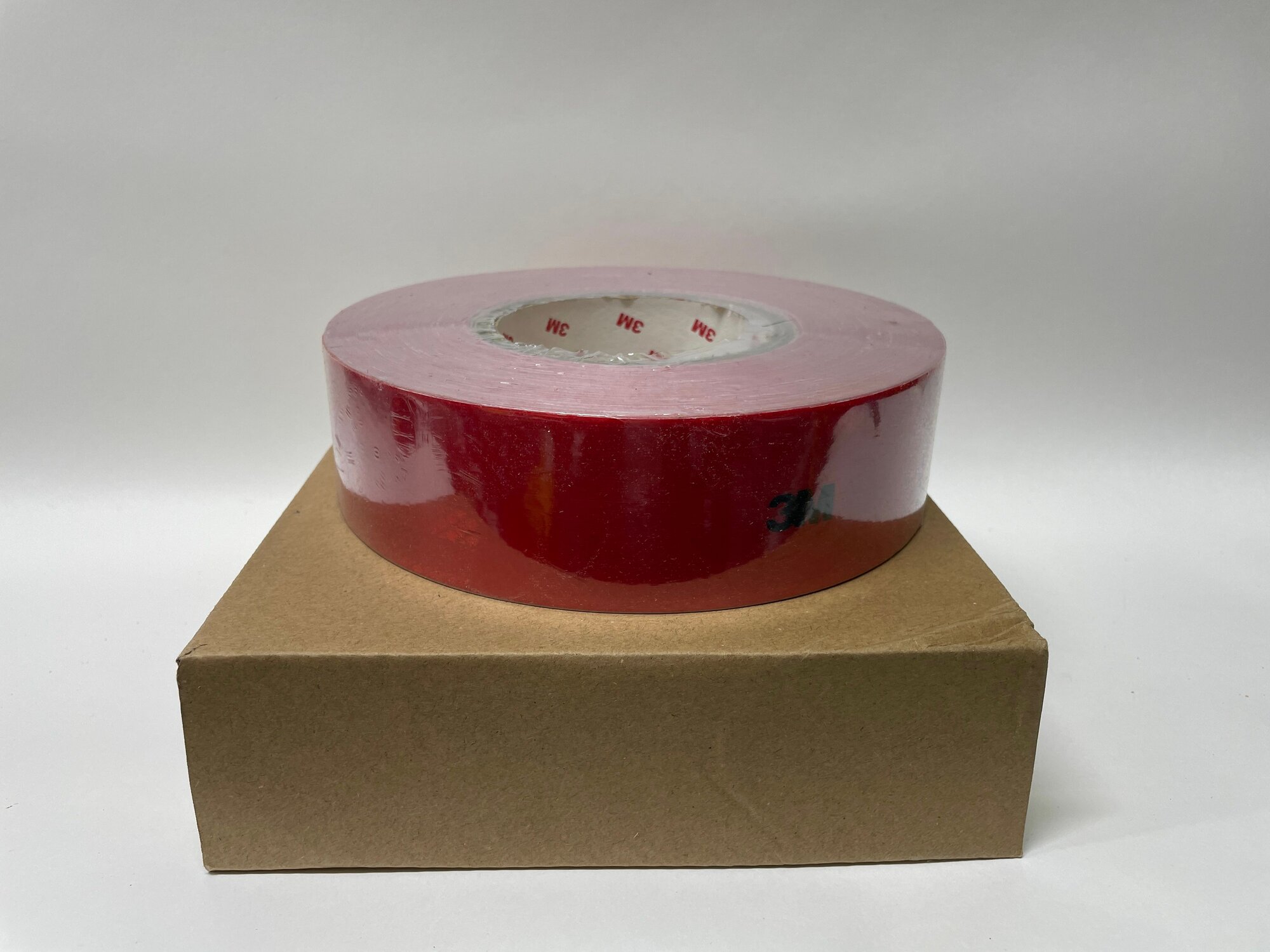 Лента (Красная) для контурной маркировки жестких бортов, самоклеящаяся, красный, 50 мм х 45 пог. м. (1 шт. / рулон), арт: 1852-К