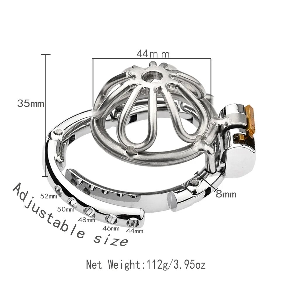 Замок целомудрия, регулируемые металлические устройства целомудрия, уретральная пробка, клетка 16