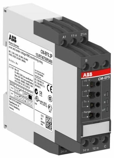 Однофазное реле контроля напряжения ABB CM-EFS.2S арт. 1SVR730750R0400