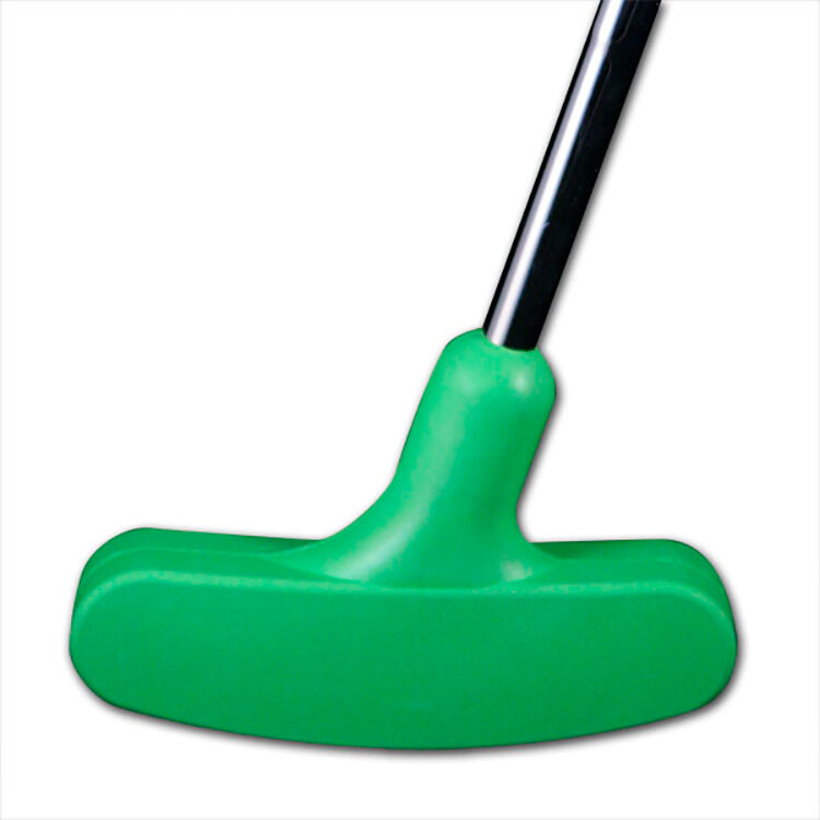 Клюшка c резиновой головкой. Зеленый.