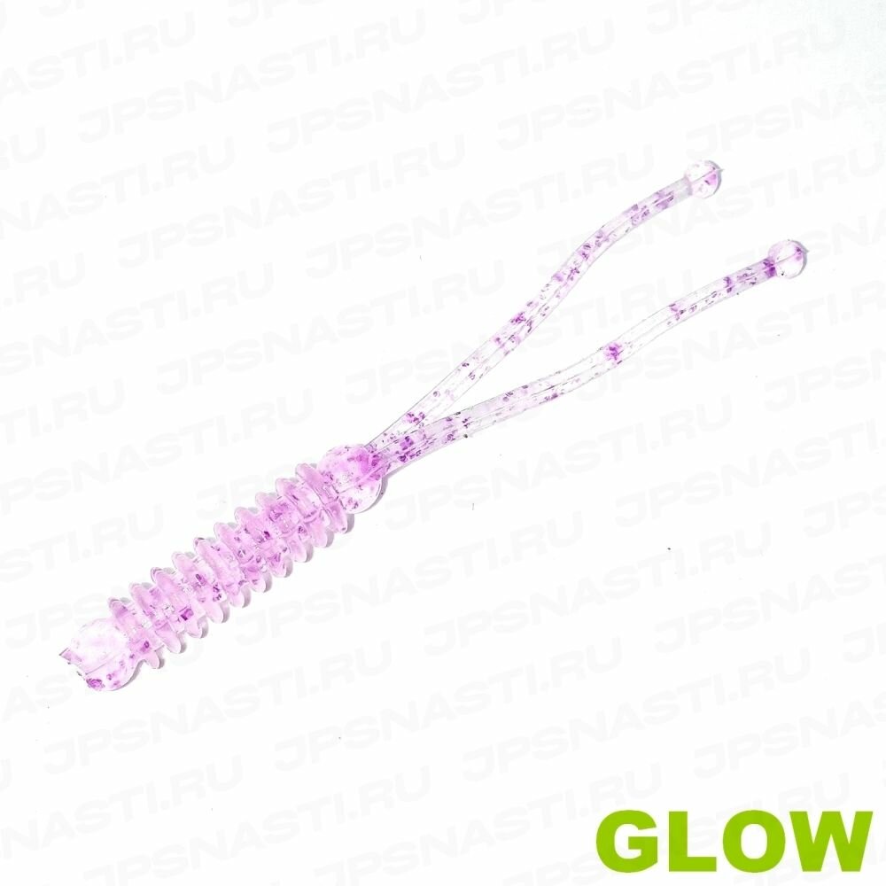 Силиконовые приманки для рыбалки Boroda Baits Plankton, RF 159 - Crystal Violet Glow, рыба, блистер