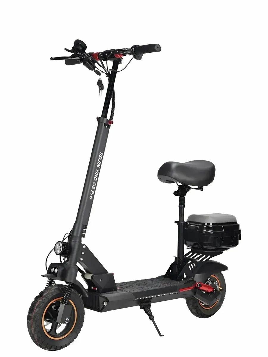 Электросамокат ZVBike G5 PRO, 48V/13Ah, с сиденьем, складной, скорость 70 км/ч, нагрузка до 120 кг