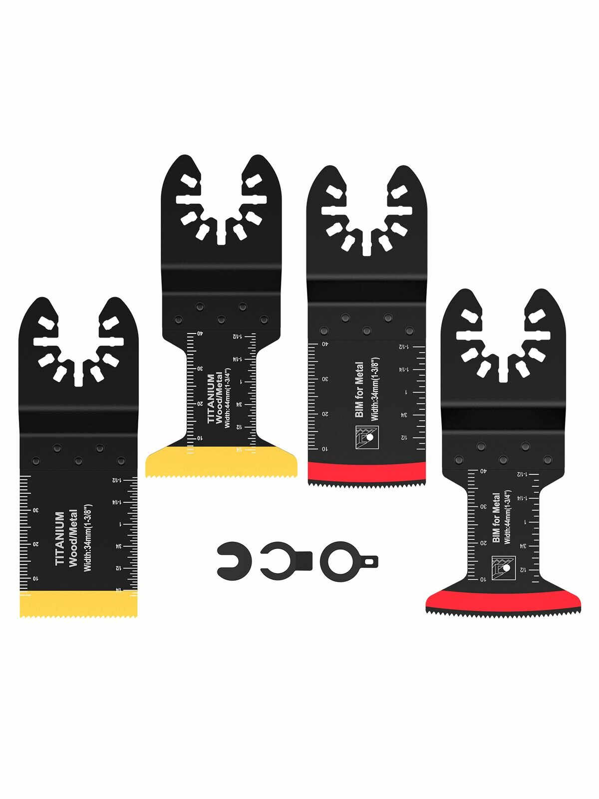 4 шт. Титановое биметаллическое осциллирующее полотно пилы