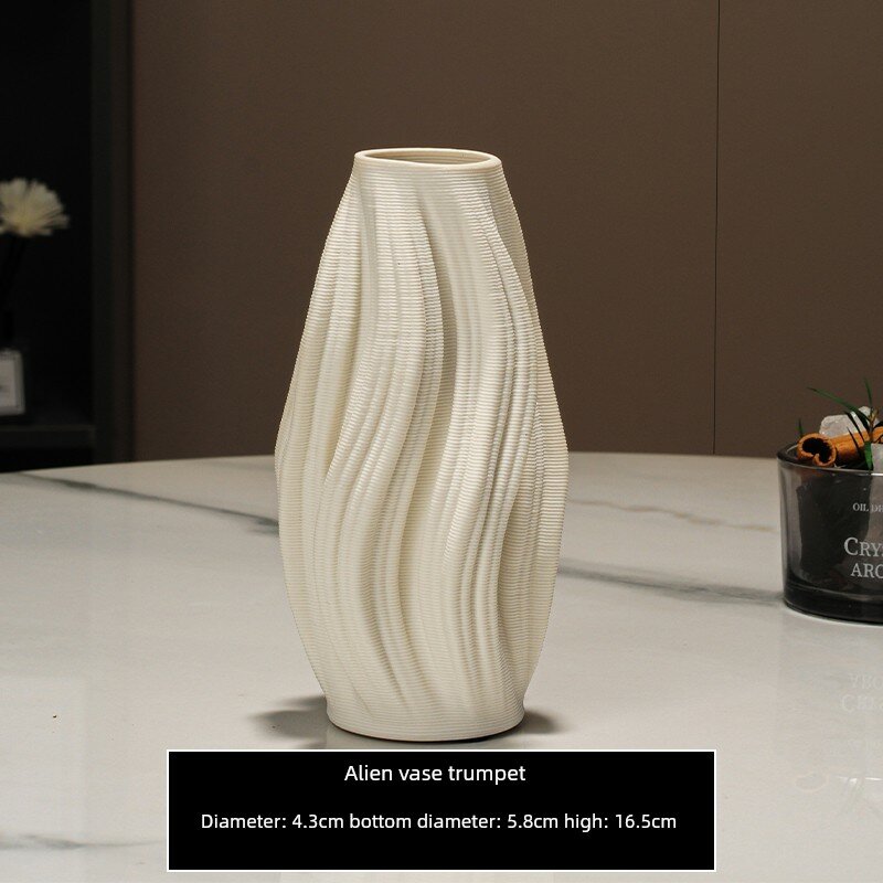 Ваза для сухоцветов в стиле ваби-саби, ретро-керамика, для гостиной, в стиле дзен, деревенская керамика, гидропонная