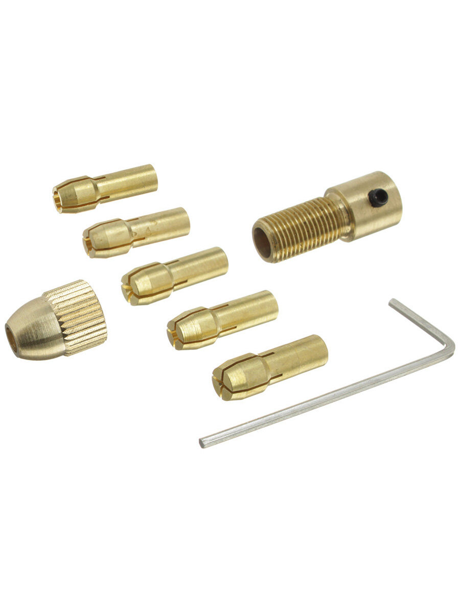 Патрон цанговый Lisca MC04 (вал мотора 4мм сверло 0.5-3мм)