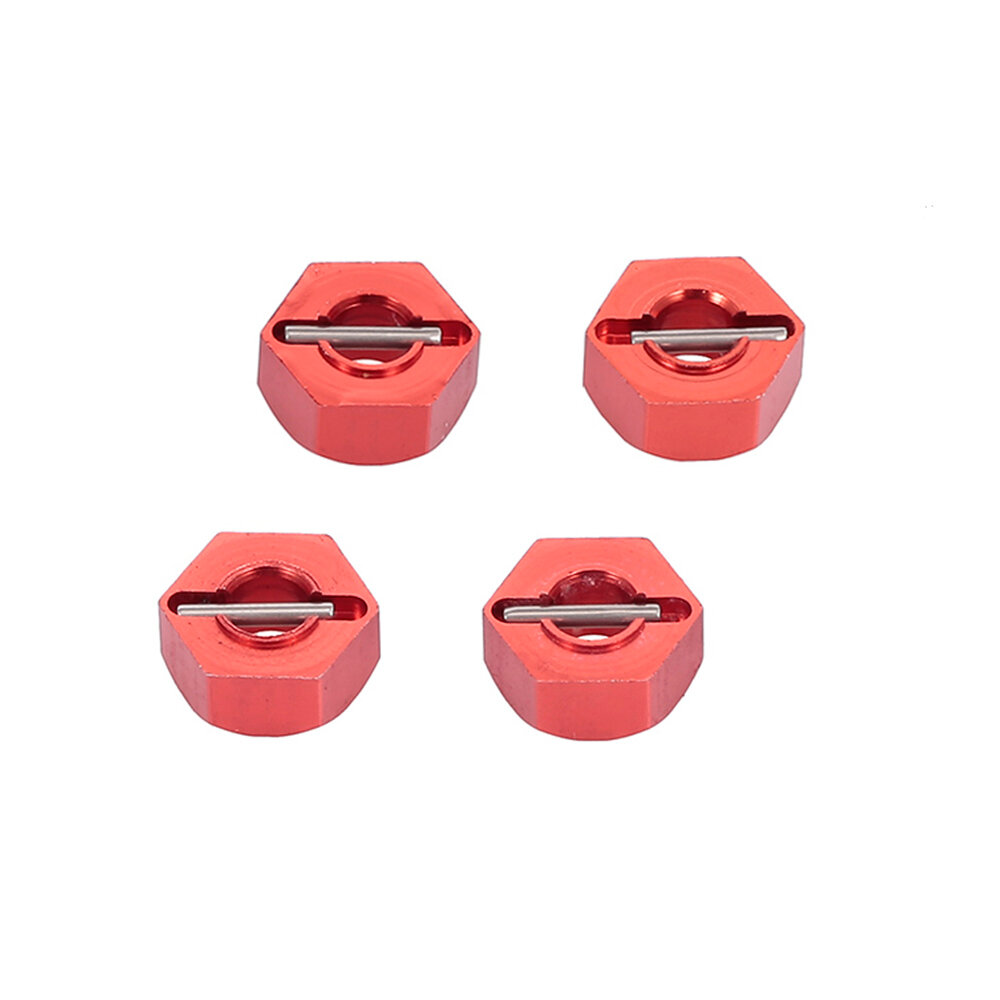 12-миллиметровый металлический адаптер ступицы колеса с шестигранником для 1/12 Wltoys 12428 12423 FY03, тюнинг-детали, внедорожник RC, краулер, 4 шт.