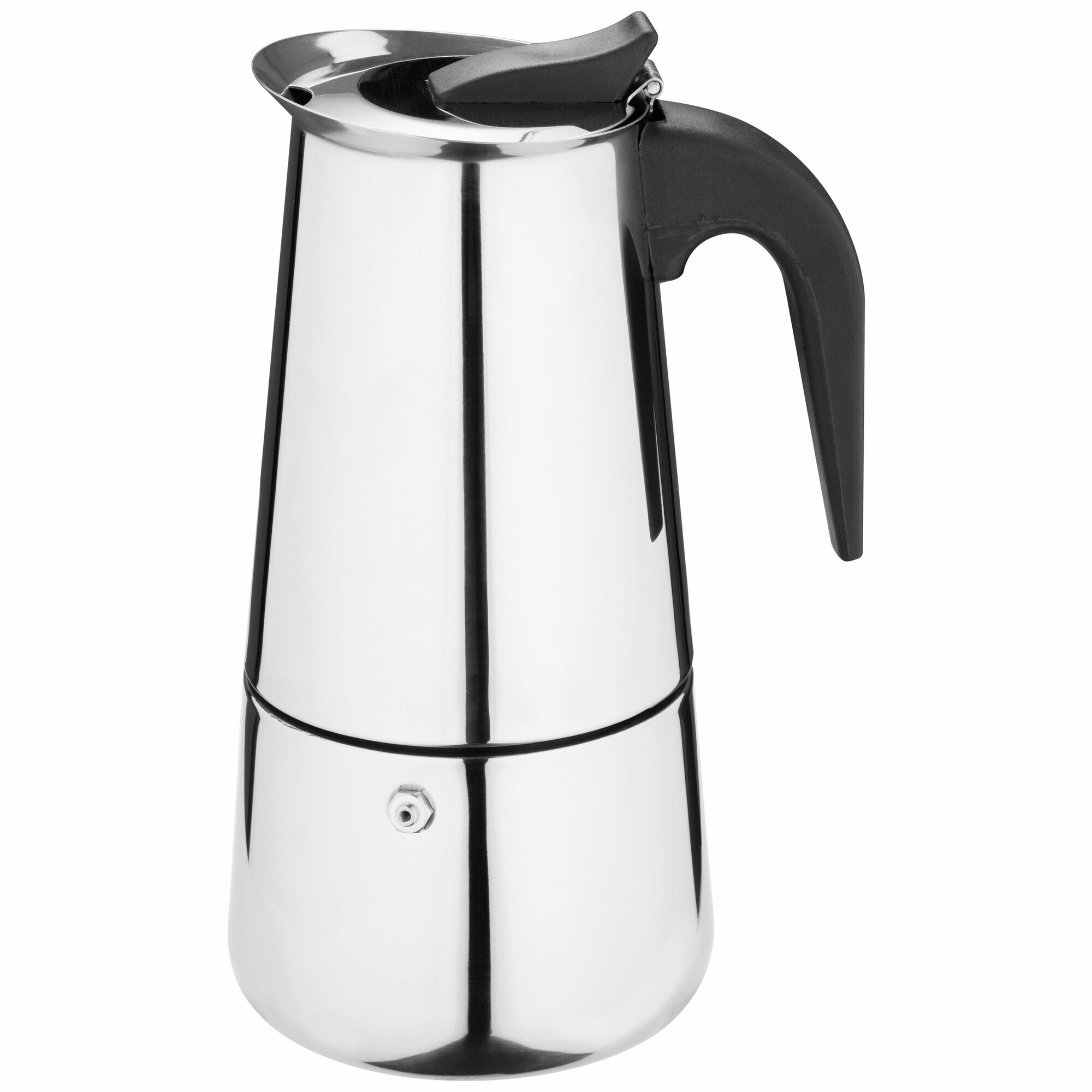 Кофеварка Mallony Italia нержавеющая сталь, подходит для индукционных плит 9 чашек 450 мл