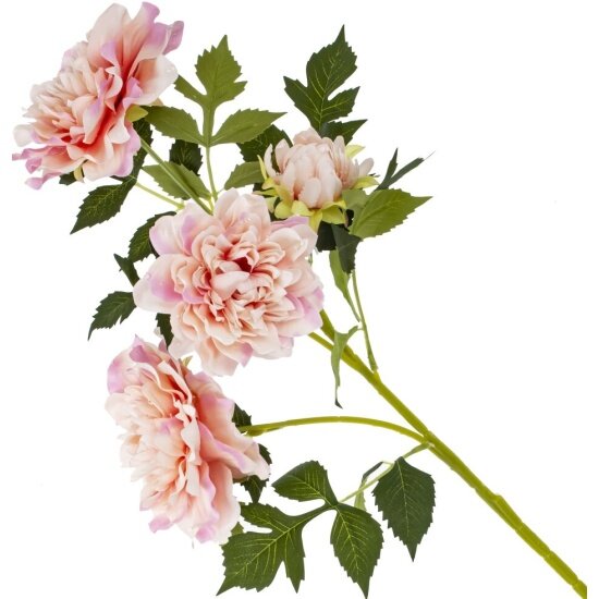 Цветок искусственный Remeco Collection с каплями росы "Пион" 20х14х64 см