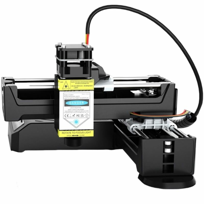 Лазеры гравер 0,5 Вт деревянная резак, Черный - UK