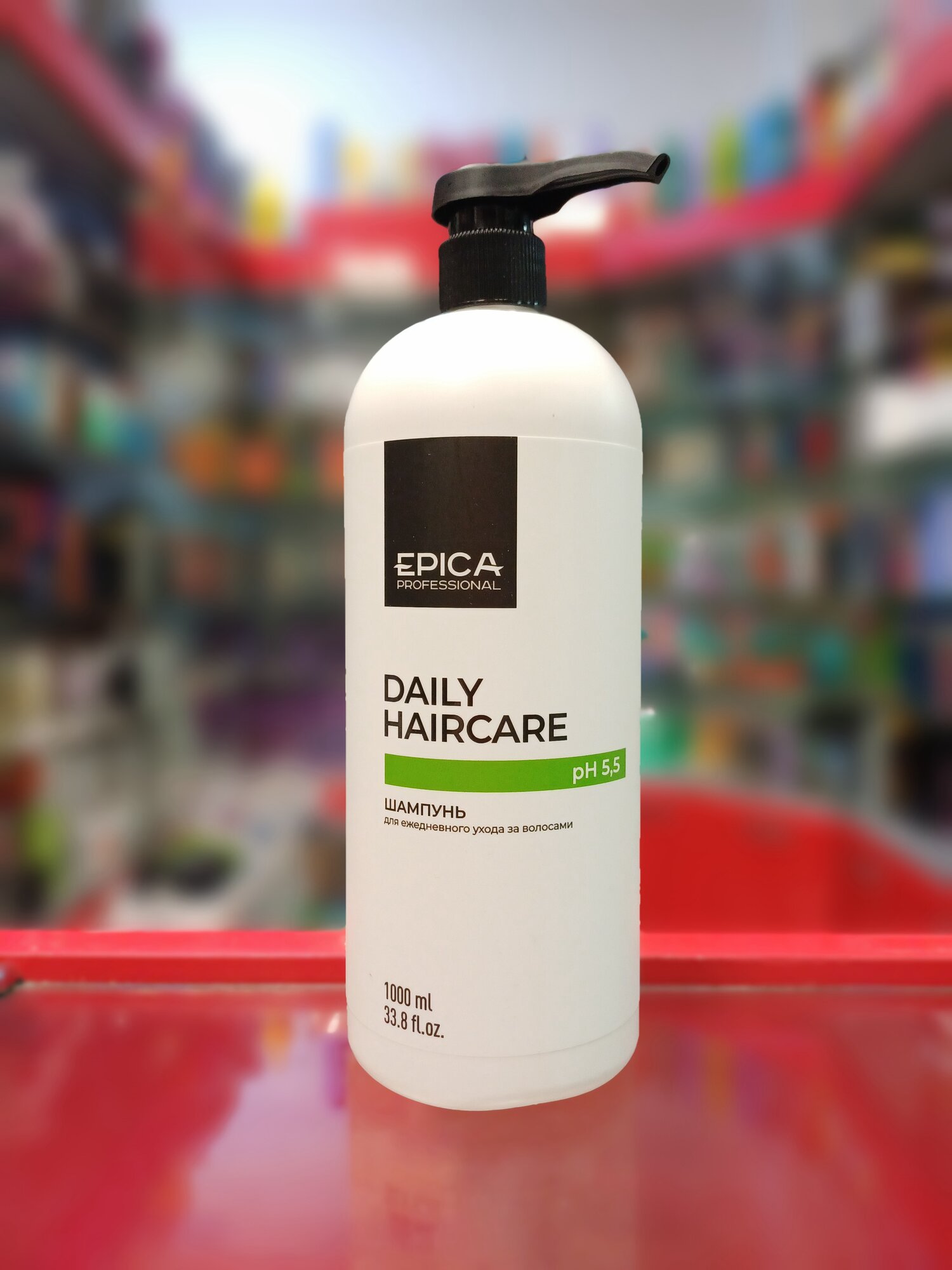 Шампунь для ежедневного ухода с маслом бабассу и экстрактом зеленого чая, 1000мл Epica