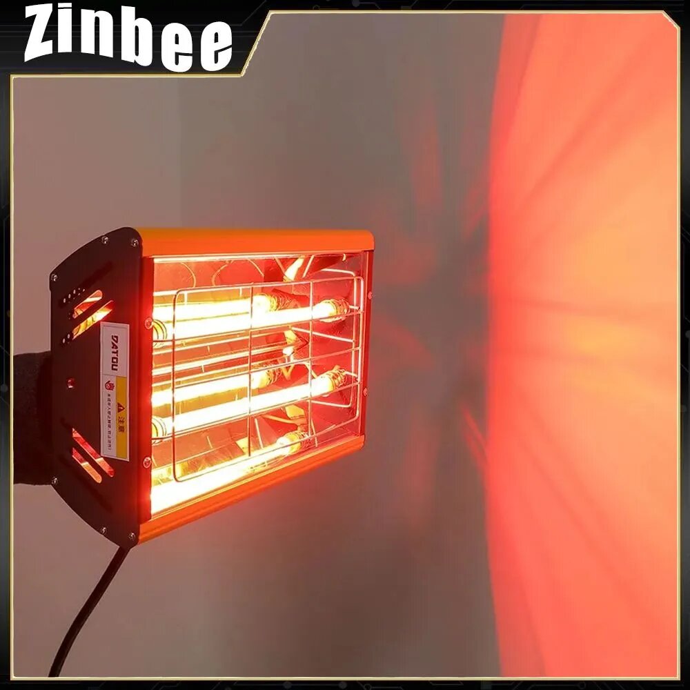 2000 Вт инфракрасная лампа для отверждения краски, коротковолновая нагревательная лампа для покрасочной камеры