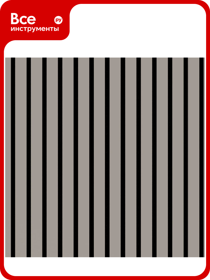 Панель стеновая акустическая STELLA Comfort De Luxe Sandgrau 2780x600x9 (уп.1шт.) ЦБ-00016384