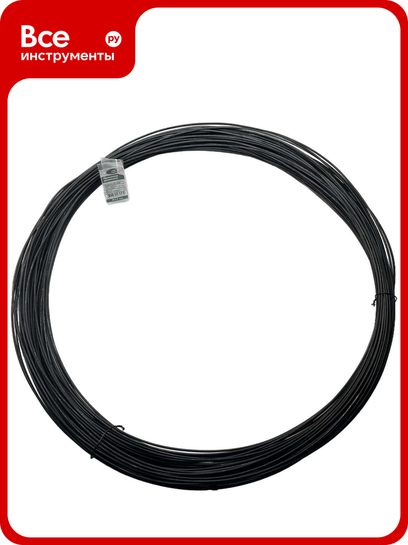 Проволока вязальная TORNERI ф 3.0 мм х 90 м, 5 кг, термообработанная Т025053