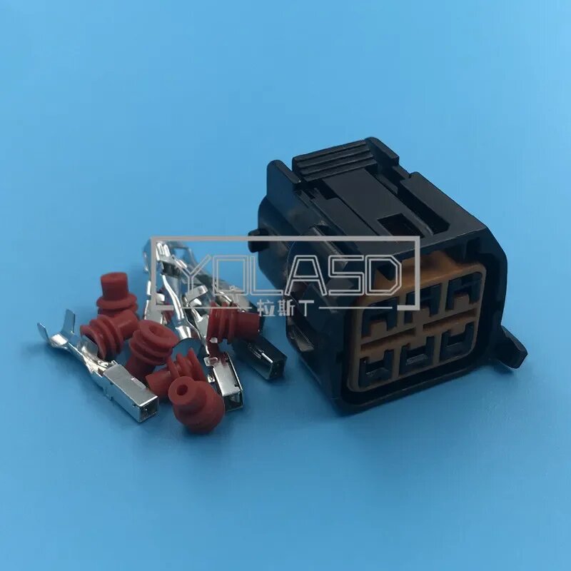 Автомобильная розетка 6-контактная в сборе, GL171-06021, Color: 1 Set