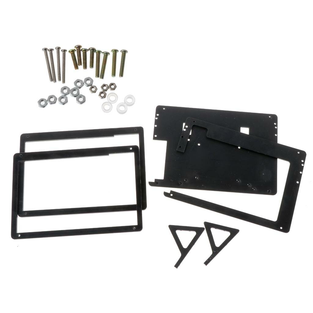 Пластиковый корпус с ЖК-дисплеем 7 дюймов для платы управления Raspberry Pi, Черный