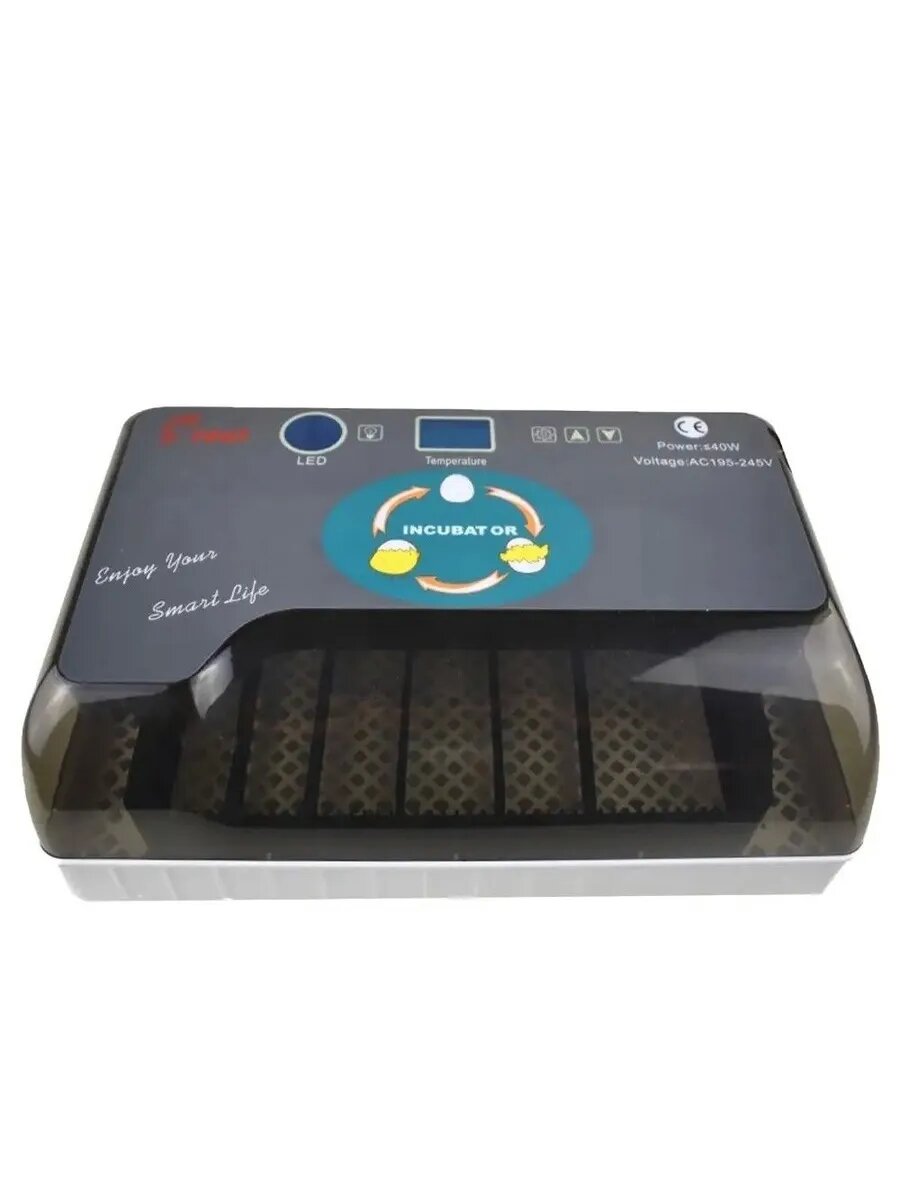 Инкубатор Fermerz HHD EW9-12, автоматический, 12 куриных, 9 утиных, 4 гусиных, 35 перепелиных