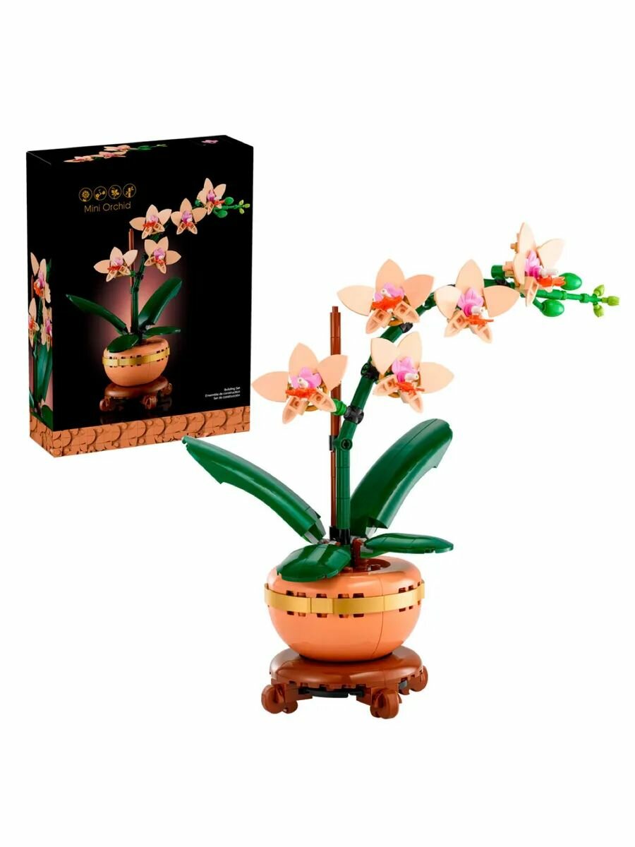 Конструктор Цветы, Орхидея в горшке, 20433