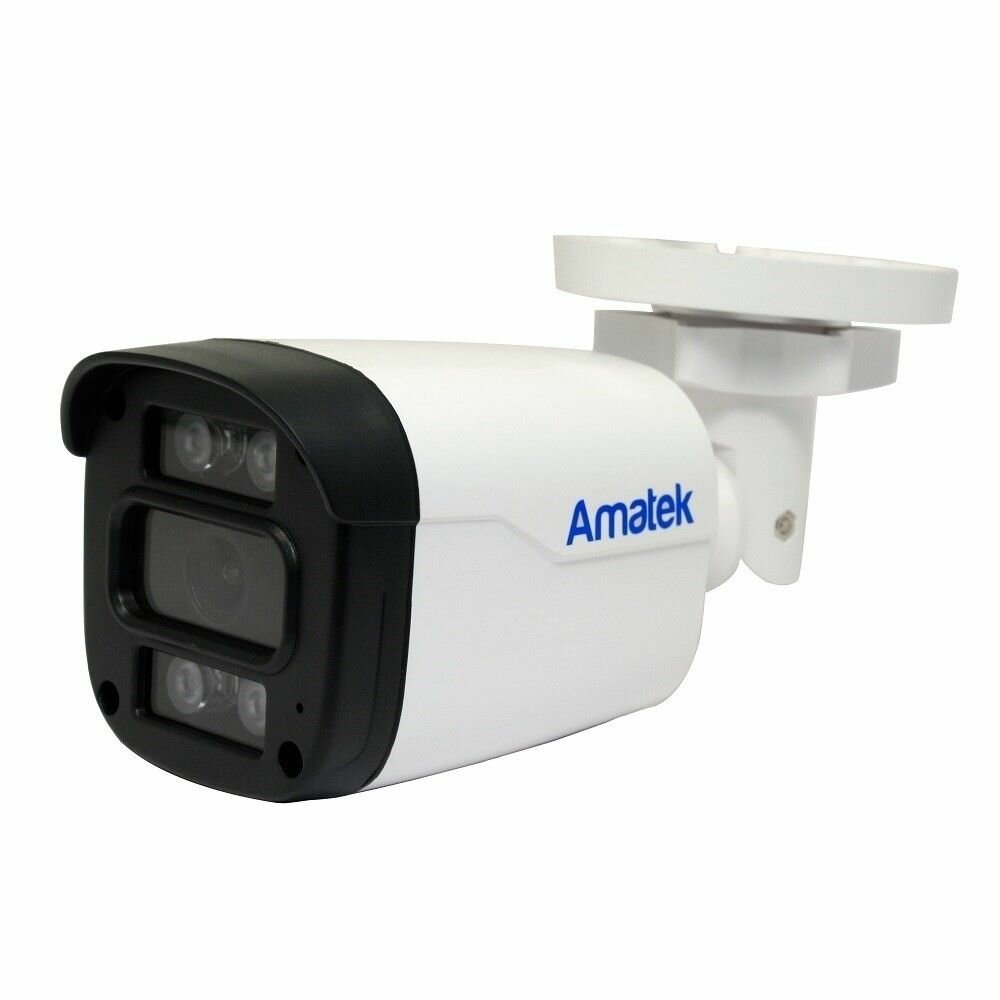 Камера видеонаблюдения Amatek AC-ISP402MX (2,8) iP видеокамера 4Мп - уличная IP видеокамера 4Мп