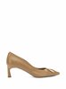 Туфли Halmanera Gathered leather pumps