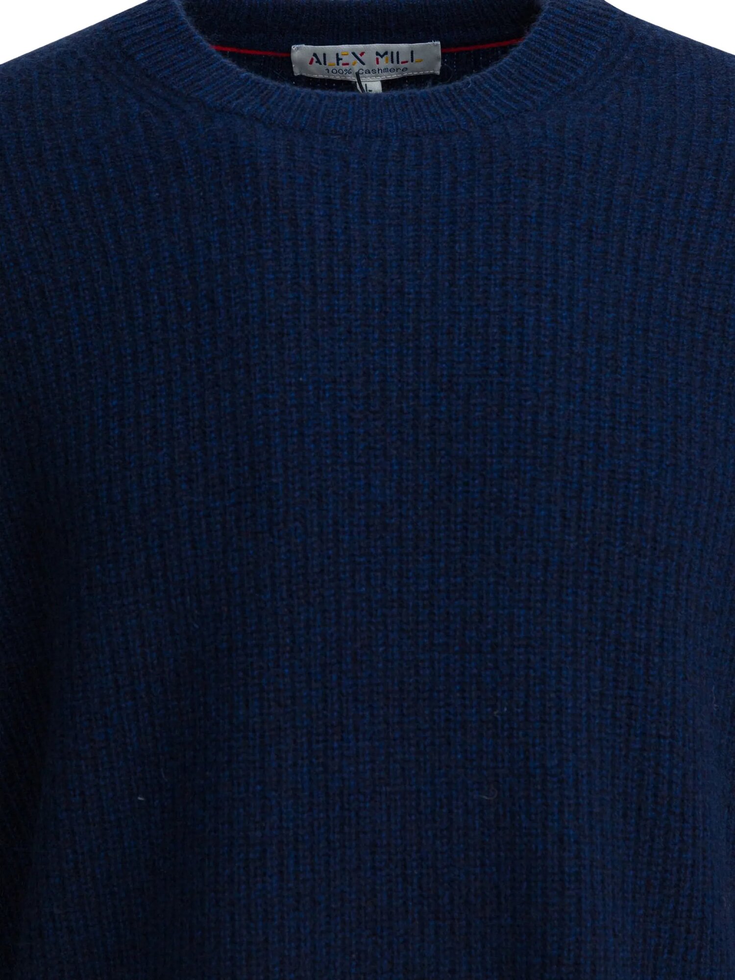Свитер Alex Mill Ribbed crew-neck sweater, размер XL, , blue — фото 1