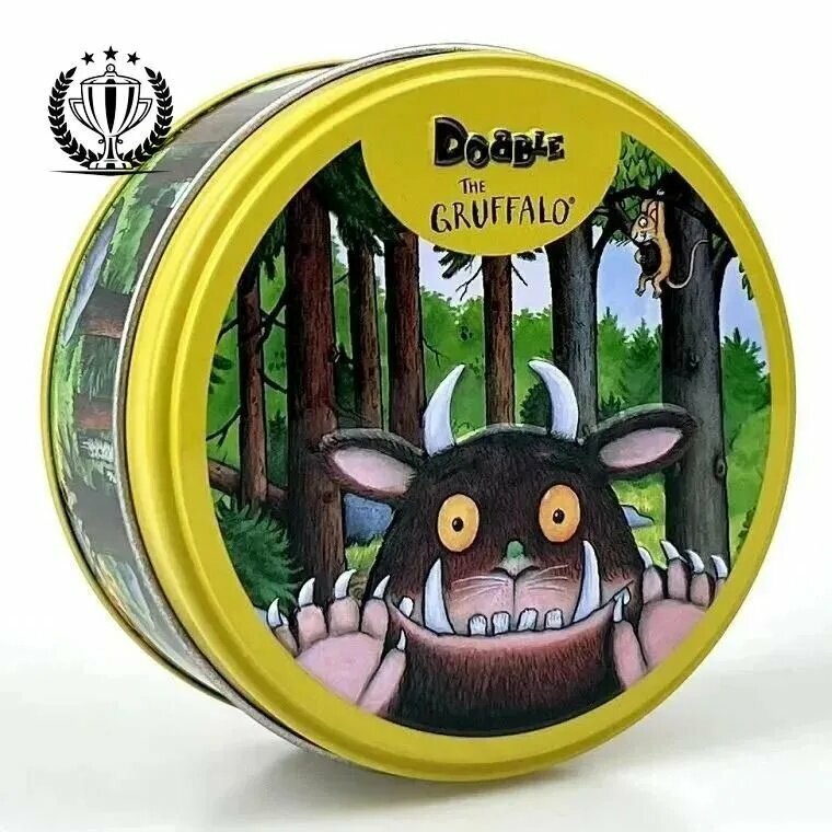 GM Настольная игра Доббль/ Дубль Spot it! Gruffalo- отличное развлечение для всей семьи и забавный подарок на !