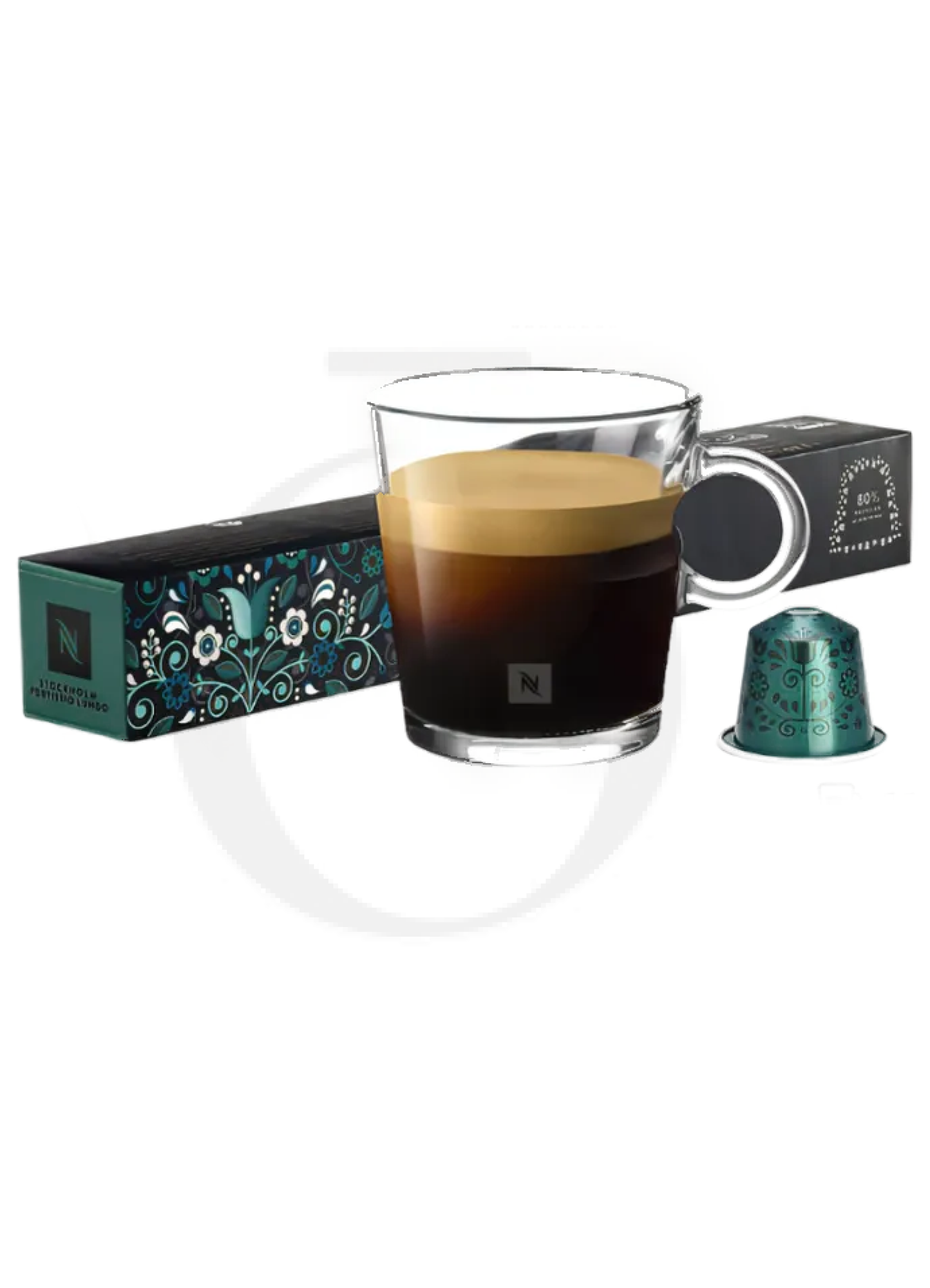 Кофе-капсулы Nespresso Original World Explorations Stockholm Fortissio Lungo, 1 упаковка, 10 капсул