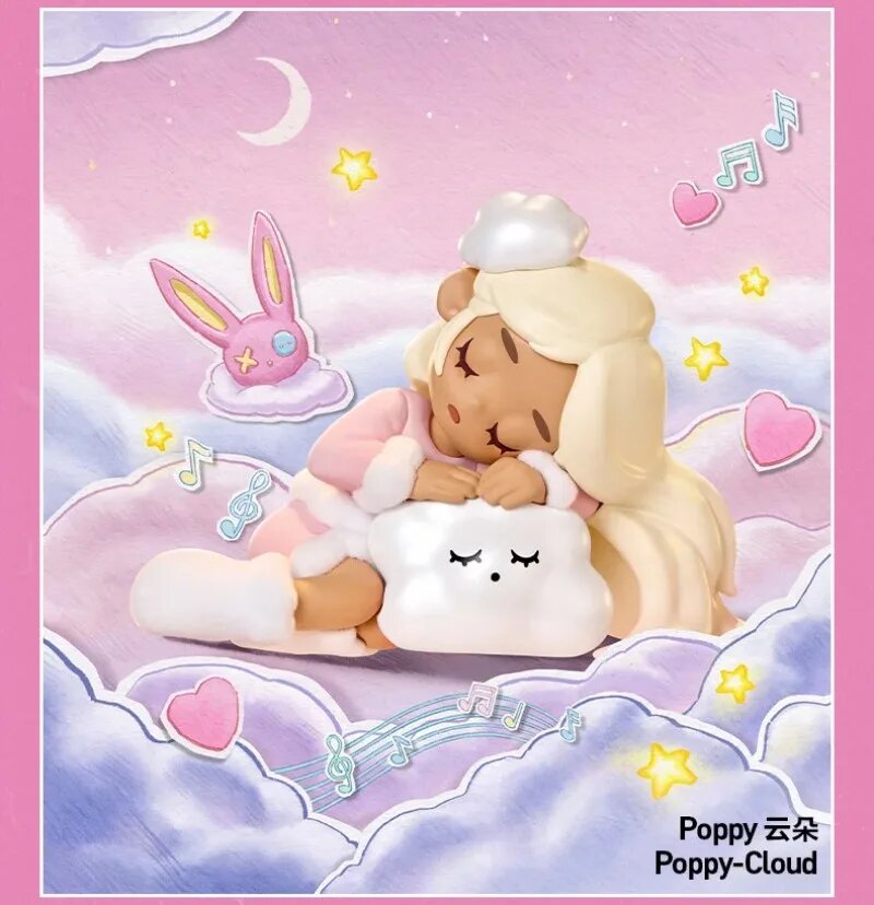 POP MART Lil Peach Riot Фигурки-сюрприз Розовый, Clouds