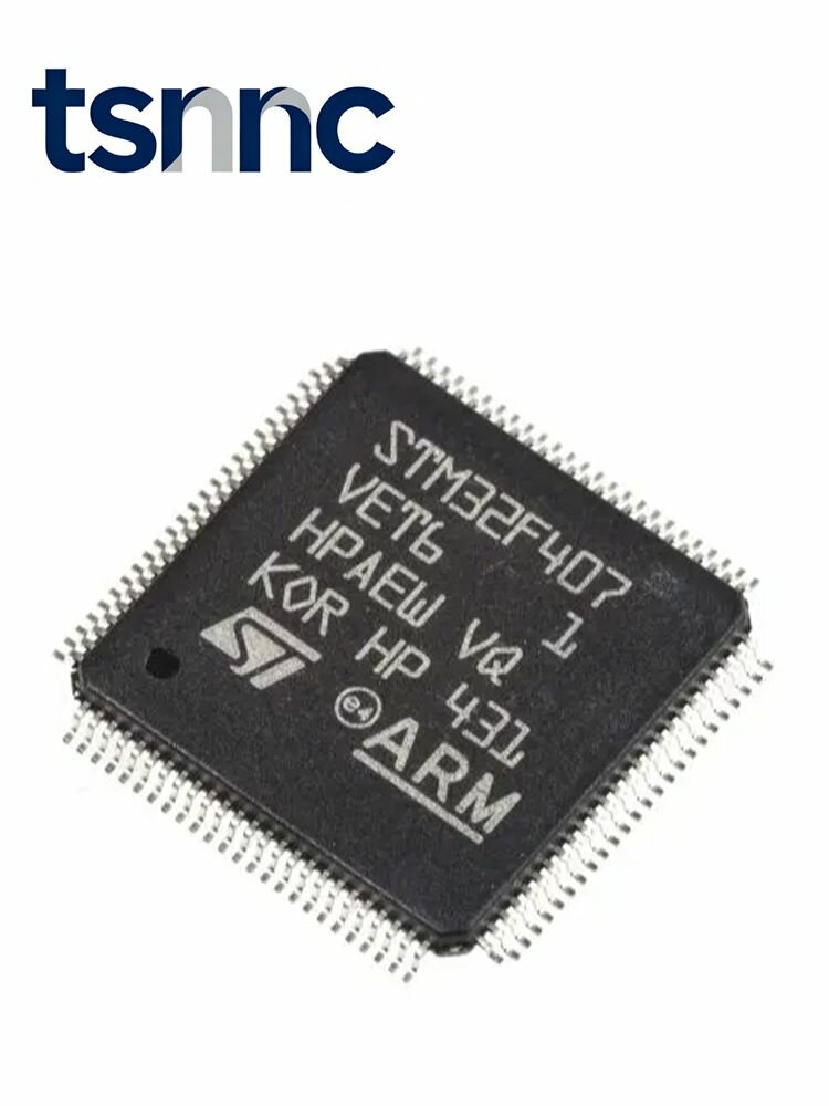 STM32F407VET6 Индивидуальный чип / 32 - разрядный микроконтроллер / Пластинка IC