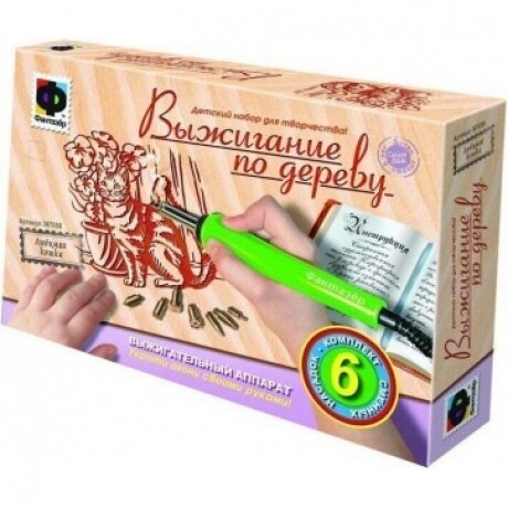 Прибор для выжигания с доской "Любимая кошка"367059