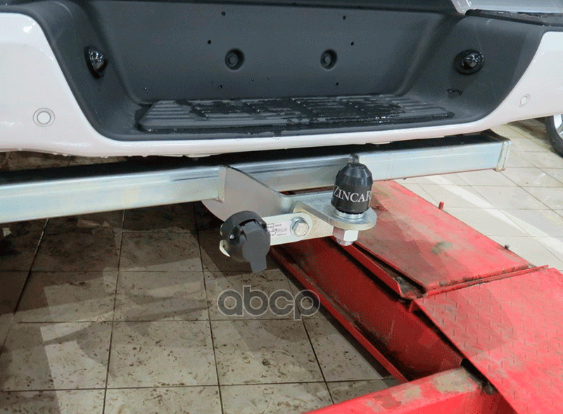 Фаркоп оцинкованный JAC T8 Pro 2019-, JAC T8 2018-, Sollers ST8 2024- фланцевое крепление шара ZincaR арт. ZJ101FE