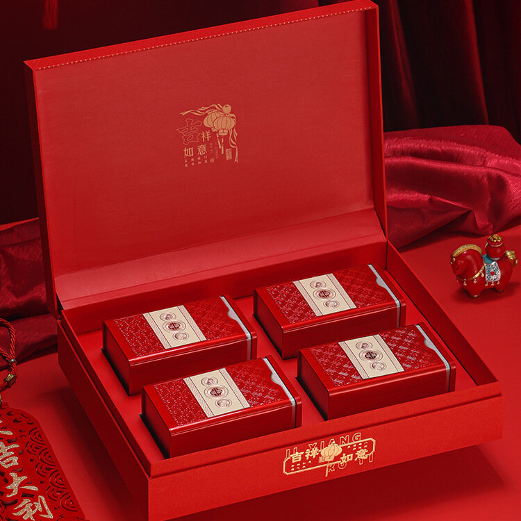 2026 Новая упаковка для чая, пустая подарочная коробка, Дахунпао, древний чай, высококачественная универсальная упаковка для черного чая, пустая коробка