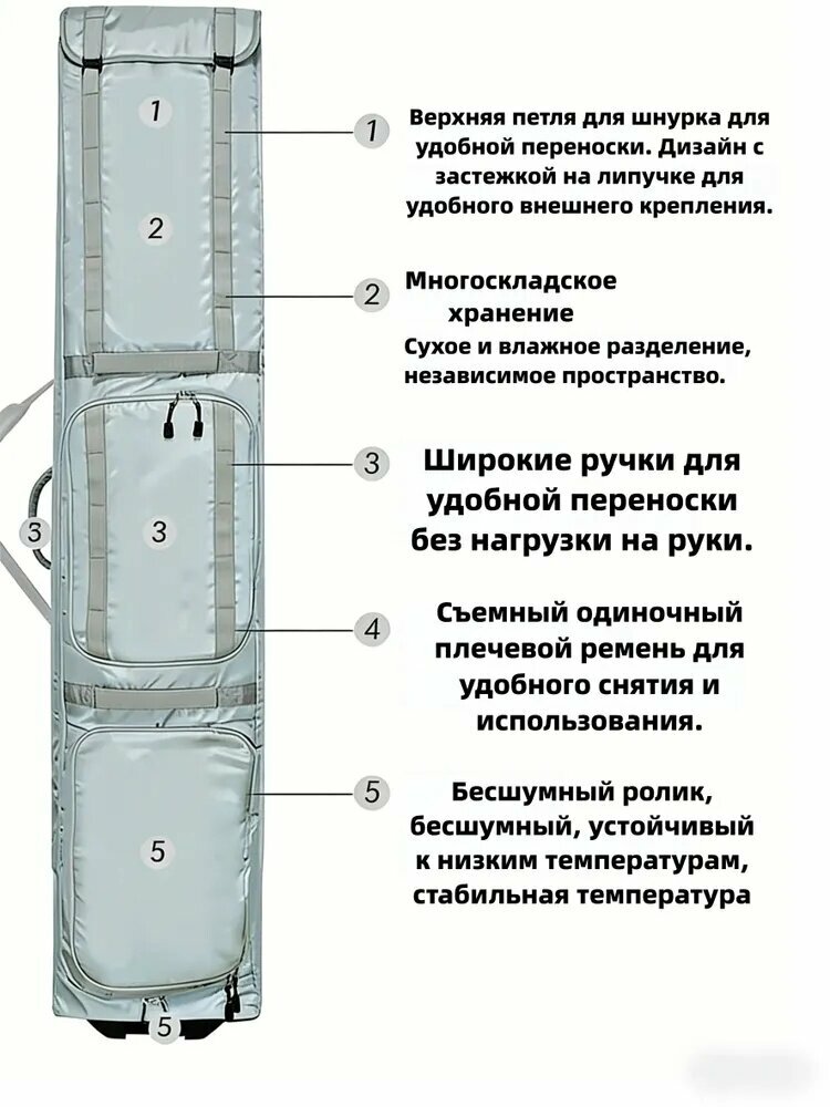 Чехол для лыж — фото 1