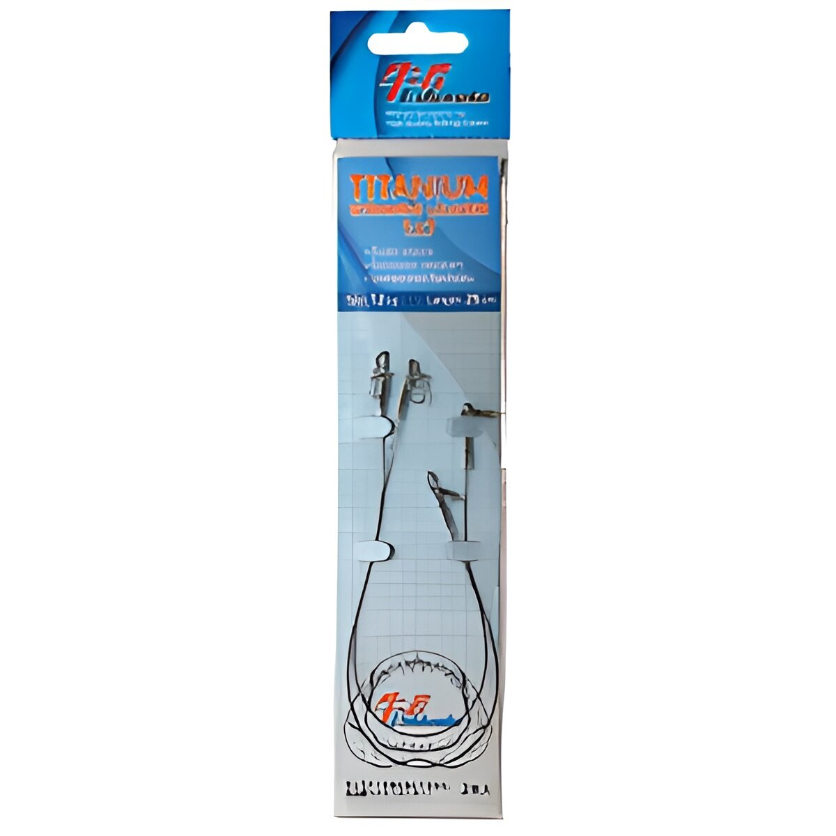 Поводок Ushiwaka Titanium Strands UTS72007, 1х7, 7 кг/20 см, 2 шт.