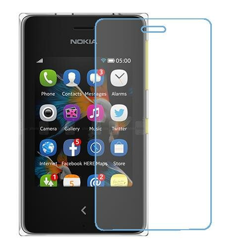 Скрин Мобайл защитный экран для Nokia Asha 500 Dual SIM из нано стекло 9H