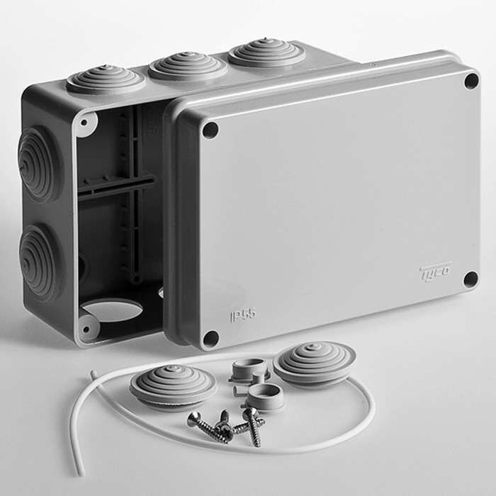 Распределительная коробка RUVinil полипропилен, 150х110х70 мм, IP55
