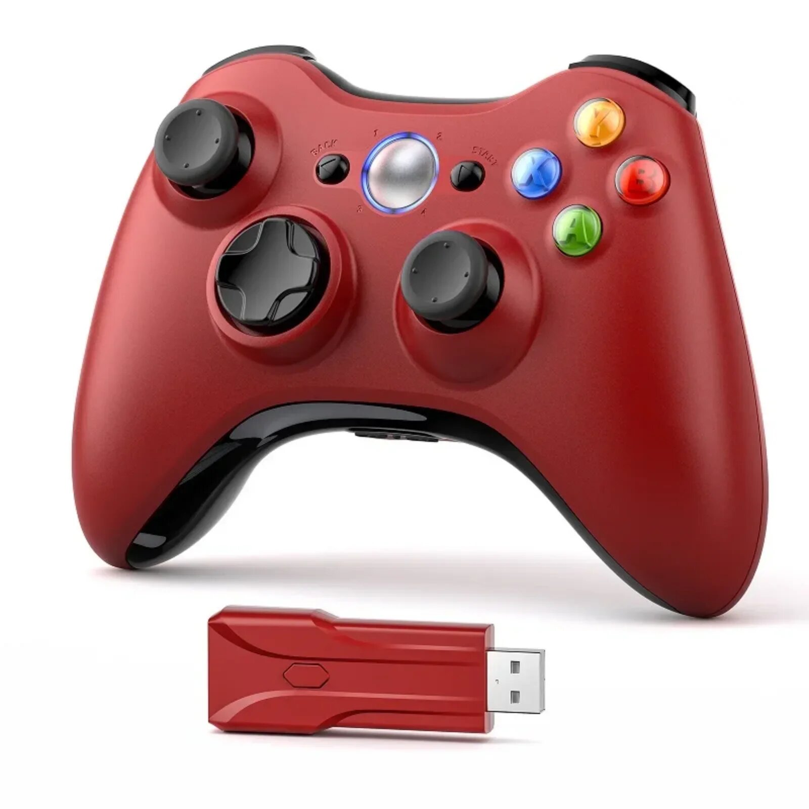 Беспроводной геймпад Red для Xbox 360