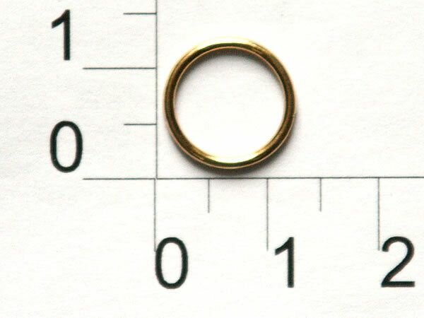 Кольцо для бюстгальтера металл 1000Н золото d10мм (уп.50 шт.) Proknopka