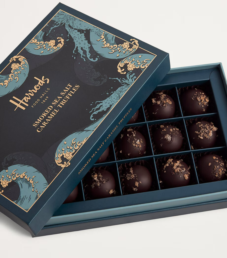Harrods Конфеты с копченой морской солью и карамелью 15-Piece Smoked Sea Salt Caramel Truffles 15шт