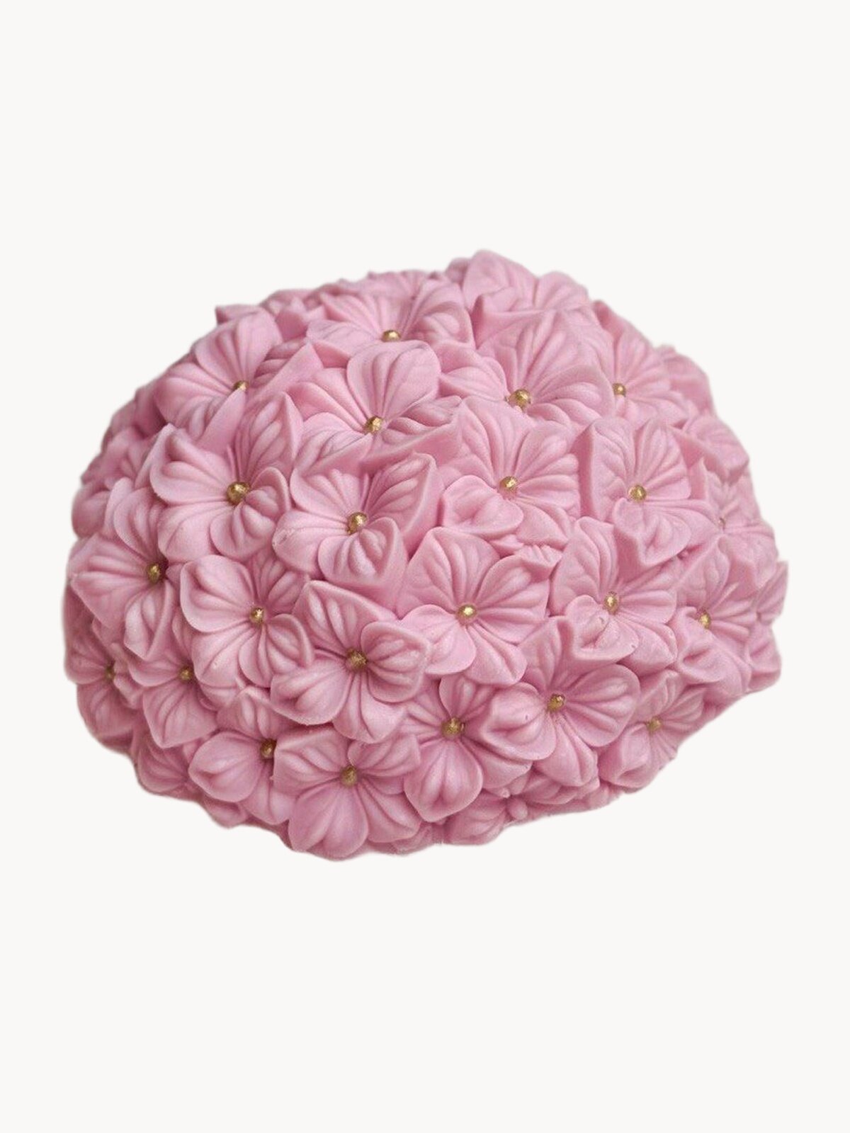 Силиконовый молд для зефира, шоколада и воска "Гортензия большая" 2d