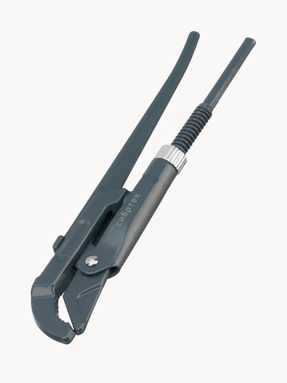 Ключ сантехнический Сибртех КТР-0, 1/2", 28 мм максимальное раскрытие, тип B, ключ трубный рычажный кованый 15769