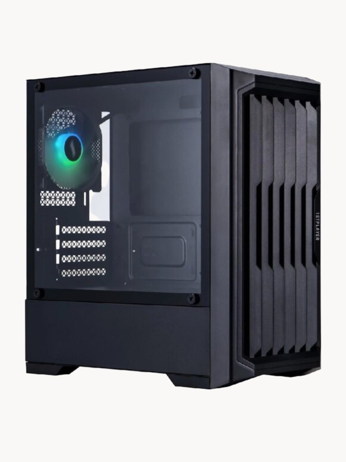 Корпус 1STPLAYER BULLET HUNTER H2 ARGB, черный (H2-BK-4F7)