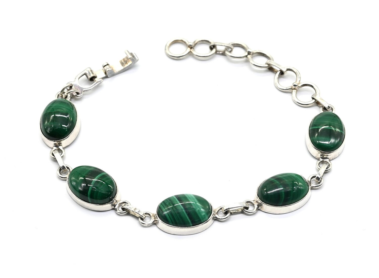 Браслет, малахит