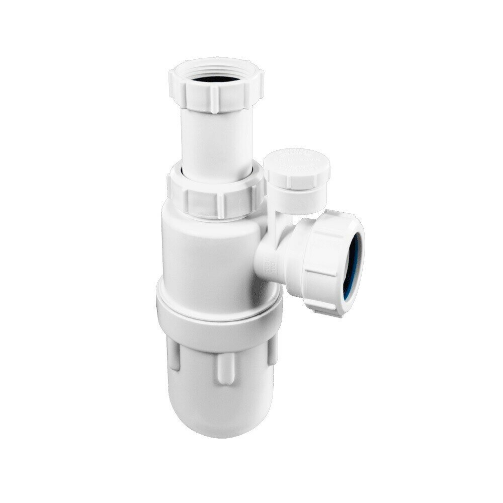 Сифон для раковины McAlpine 1 1/4х32 мм без выпуска с соединением 32 мм белый (MRW2-SV-NW)