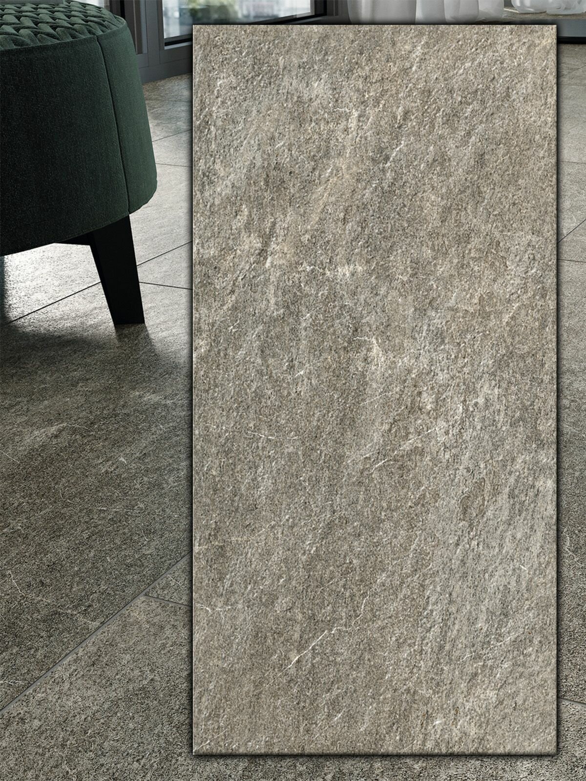 Керамогранит Cersanit Mercury Серый 29,7x59,8, под камень, матовый, рельеф, цена за упаковку (10 плиток - 1,77 кв. м)