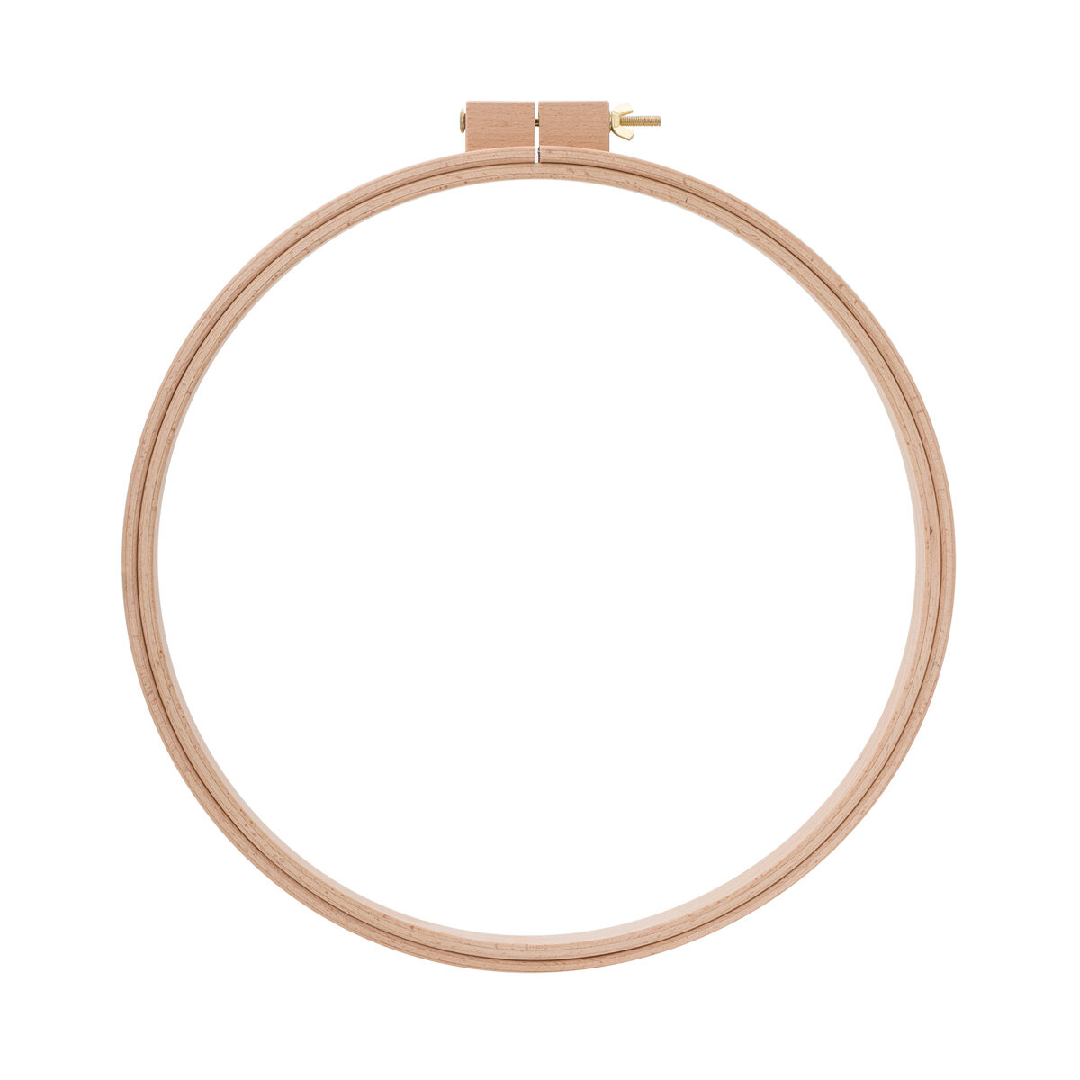 Пяльцы для квилтинга круглые буковые 40 см, с винтом, высота обода 2,4 см, Hobby Nurge