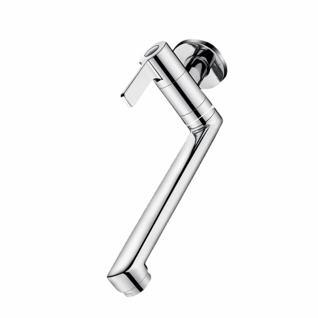 Швабра для бассейна с полностью медным удлиненным краном-удлинена на 20 см