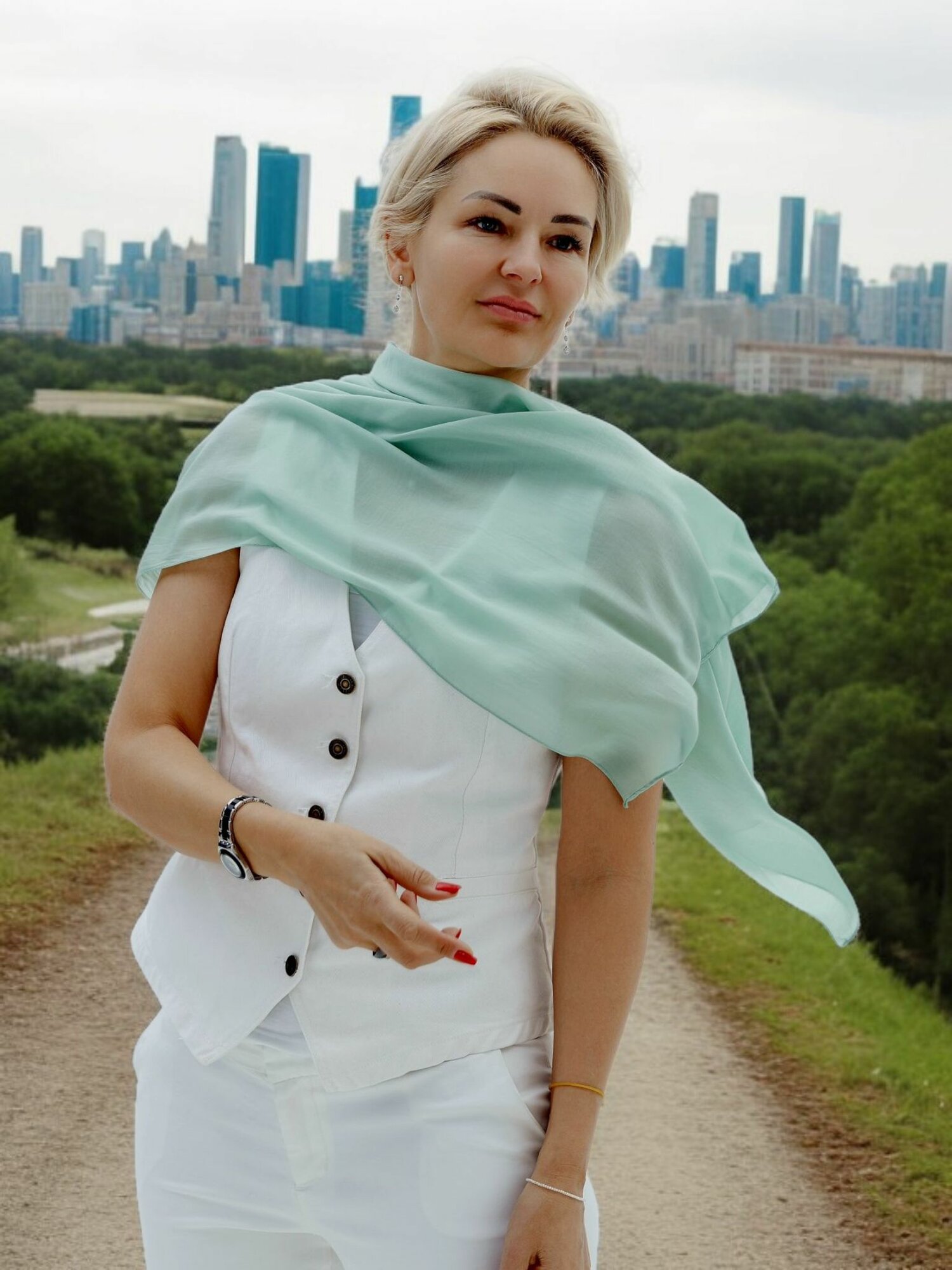 Платок Весна-лето 2024 для женщин