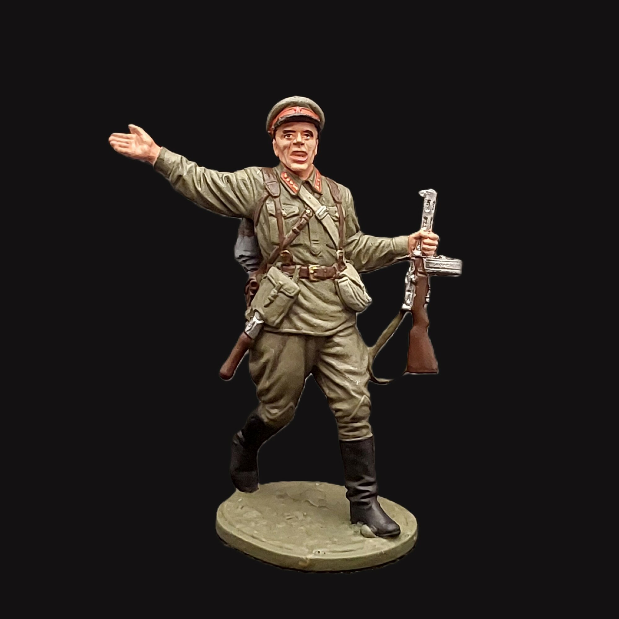 Оловянная фигура "Старший сержант пехоты РККА. 1941-43 гг. СССР"